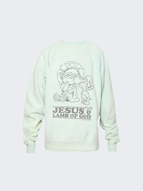 SAINT MXXXXXX Printed Cotton Sweatshirt