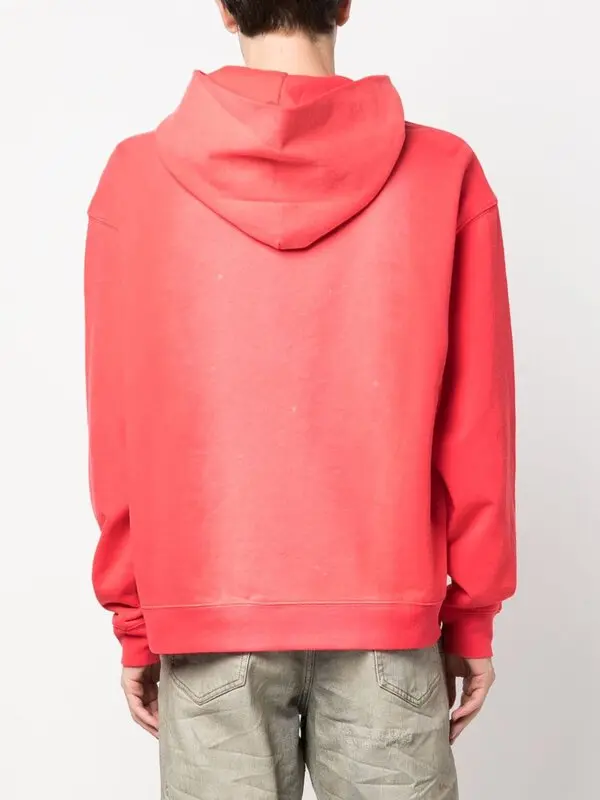 PURPLE BRAND Logo-print Cotton Hoodie