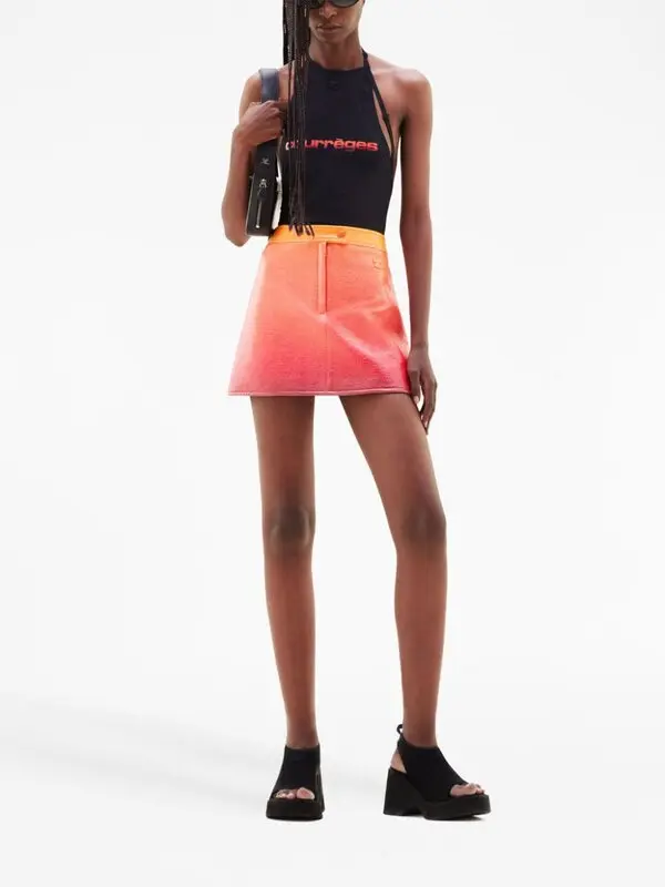 COURREGES Sunset Tech Jersey Bodysuit