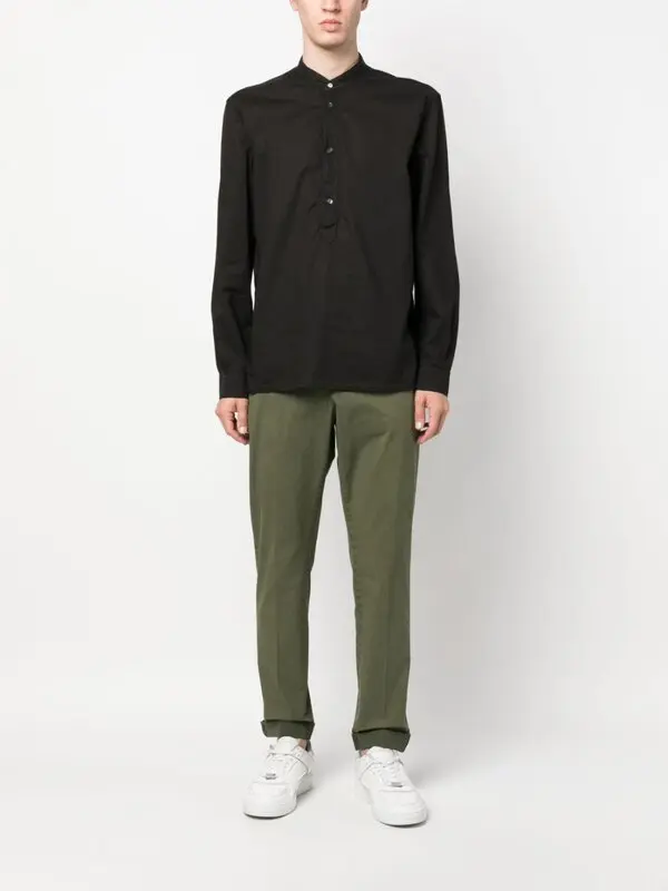 DONDUP Straight-leg Chino Trousers - Green