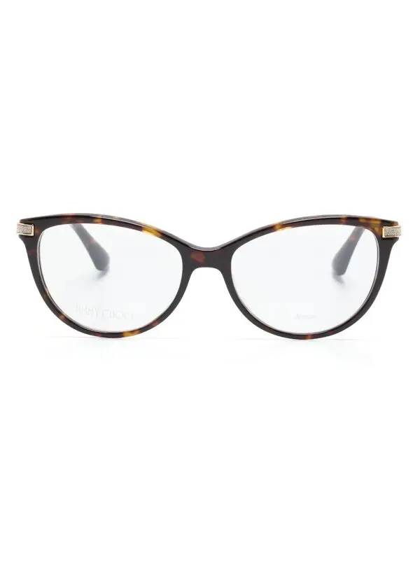 JIMMY CHOO Cat-eye Tortoiseshell Glasses