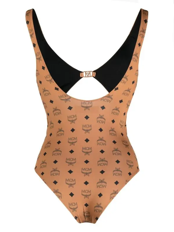 Mcm Monogram-print Swimsuit
