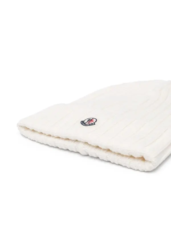 Moncler Ribbed-knit Virgin Wool Beanie