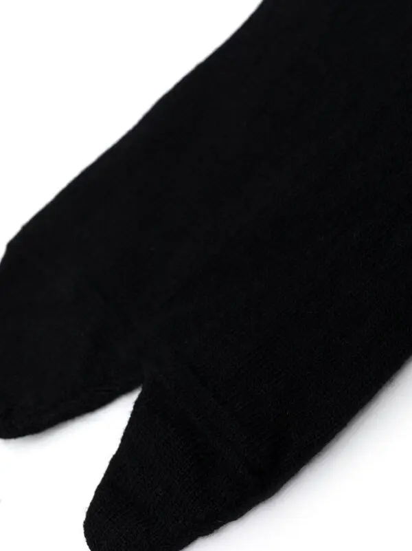 MAISON MARGIELA Tabi Knee-high Socks - Black