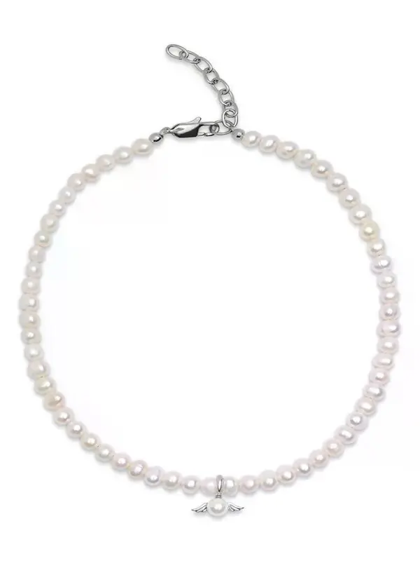 NIALAYA JEWELRY Wing Pendant Necklace - Silver