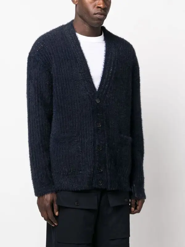 Missoni V-neck Knitted Cardigan - Blue
