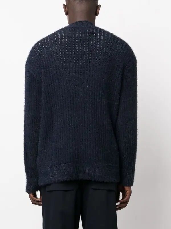 Missoni V-neck Knitted Cardigan - Blue