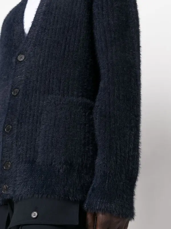 Missoni V-neck Knitted Cardigan - Blue