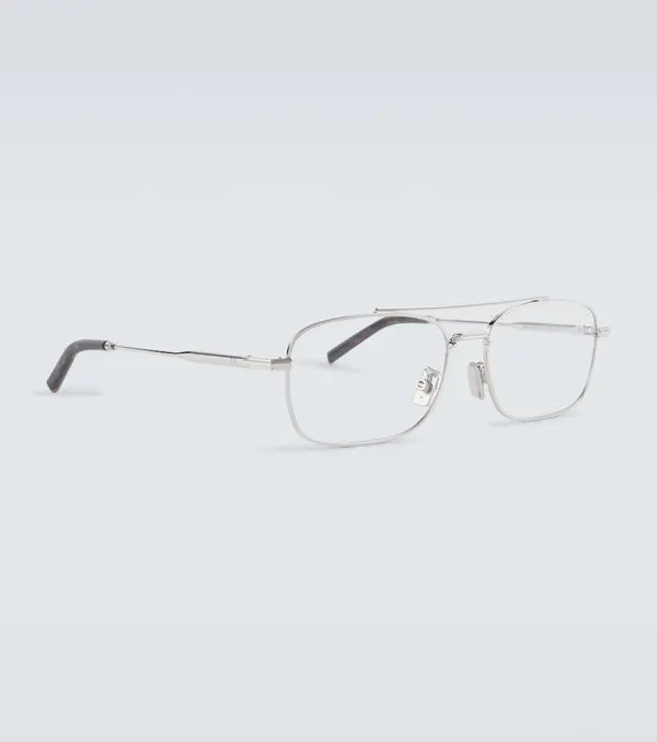 Dior Diorblacksuito N2u Aviator Glasses - Silver