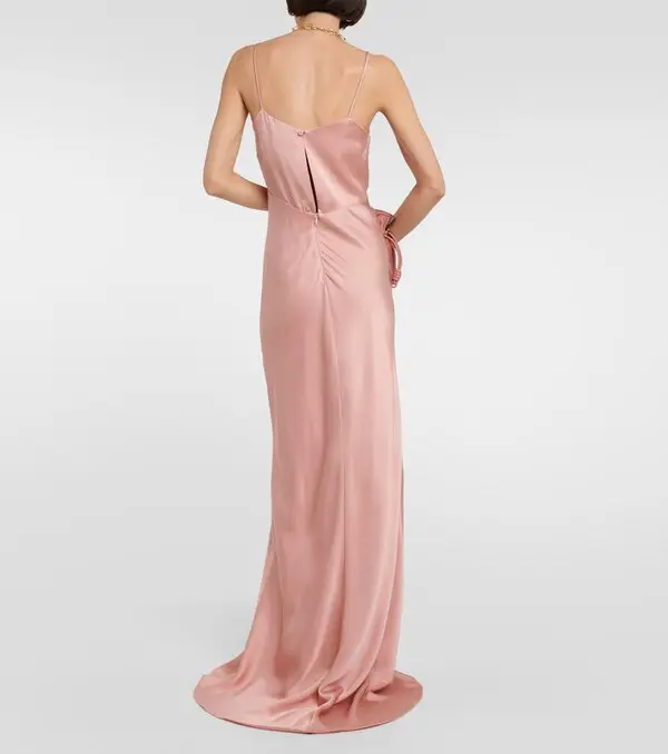 Max Mara Selce Satin Slip Dress