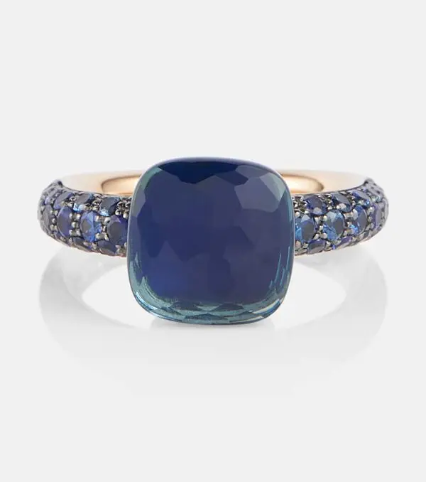 Pomellato Nudo Ring With Topaz - Blue