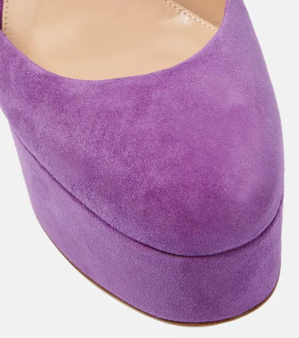 GIANVITO ROSSI Vernice Platform Pumps