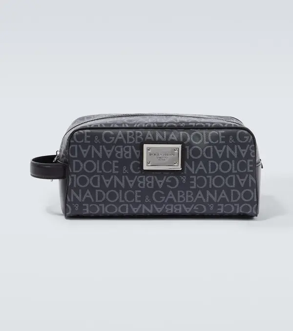 Dolce & Gabbana Leather Washbag - Black