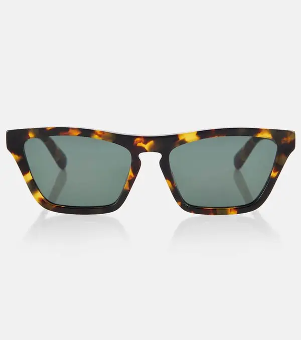 Stella McCartney Tortoiseshell Rectangular Sunglasses