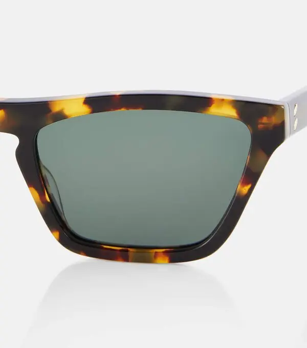 Stella McCartney Tortoiseshell Rectangular Sunglasses
