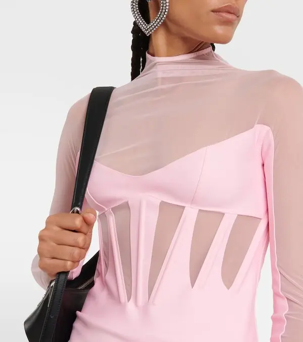 MUGLER Corset Mini Dress