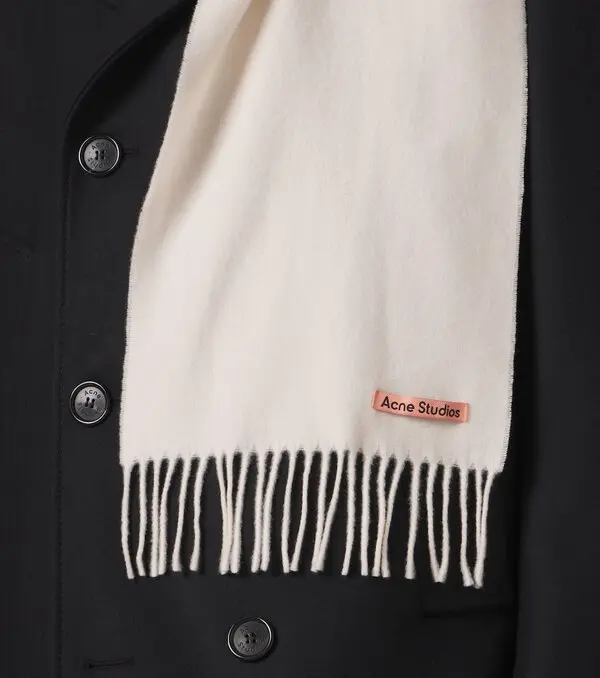 Acne Studios Fringed Wool Scarf