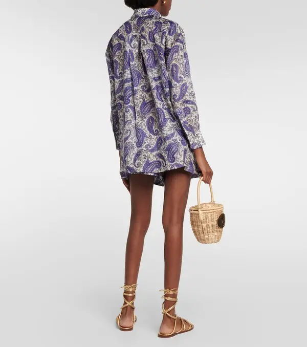Zimmermann Devi Paisley-print Silk Shirt