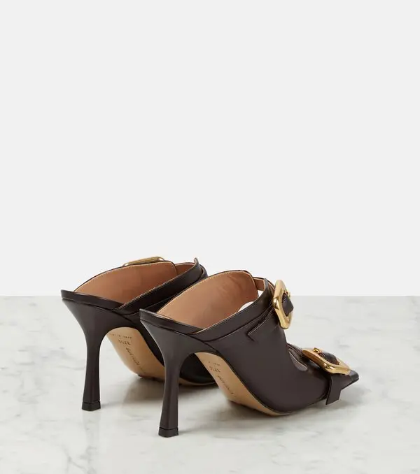 Bottega Veneta Leather Mules - Brown