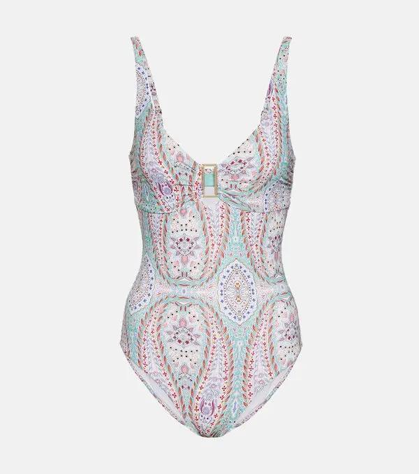 Melissa Odabash Tuscany Paisley Swimsuit - Multicoloured