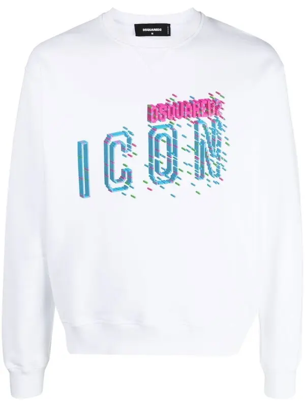 Dsquared2 Icon-print Cotton Sweatshirt