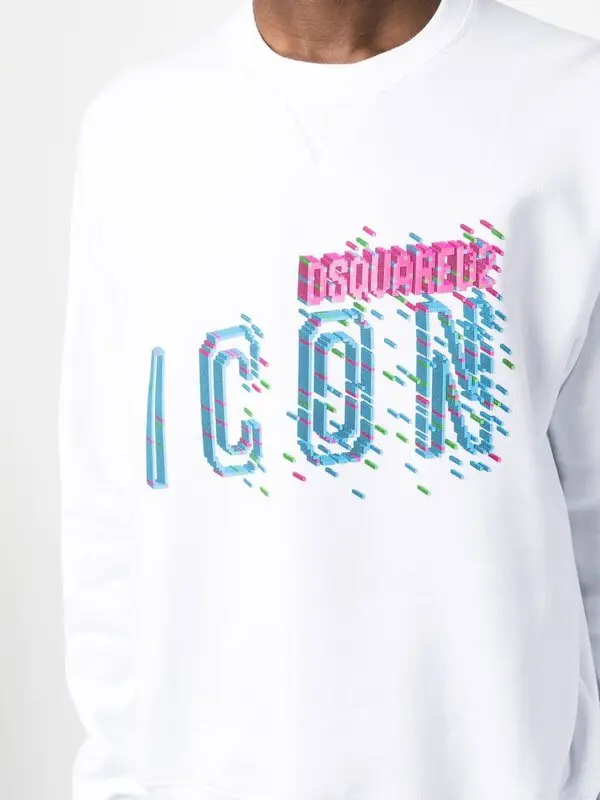 Dsquared2 Icon-print Cotton Sweatshirt