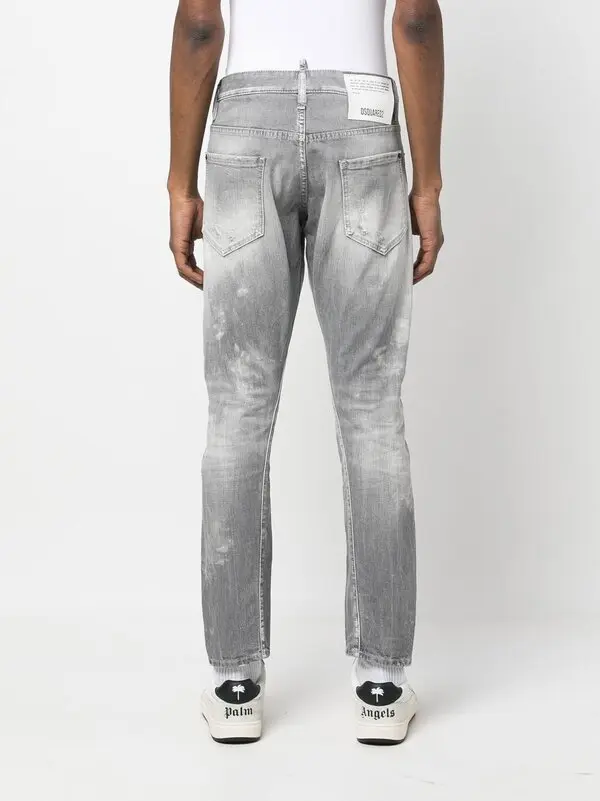 Dsquared2 Distressed-effect Slim-fit Jeans