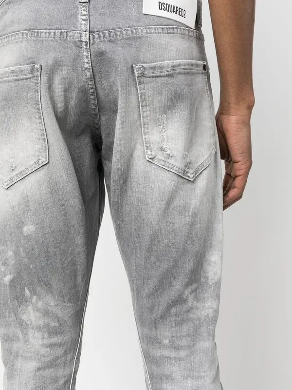 Dsquared2 Distressed-effect Slim-fit Jeans