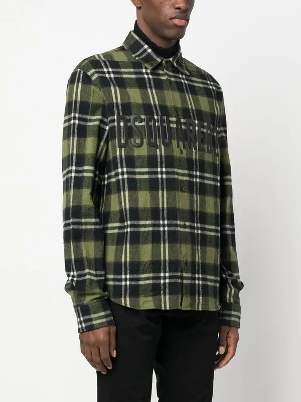 Dsquared2 Plaid-print Flannel Shirt