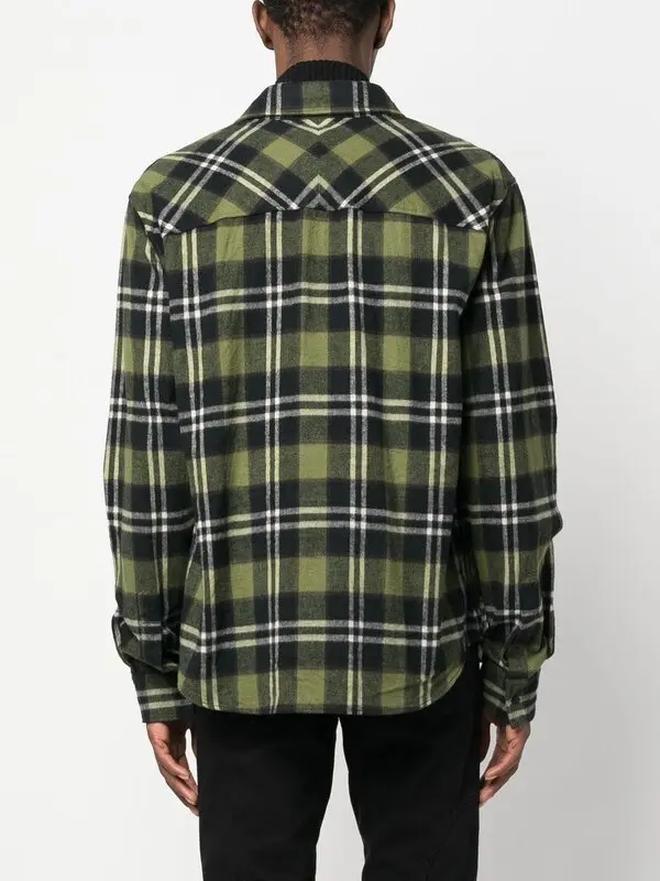 Dsquared2 Plaid-print Flannel Shirt