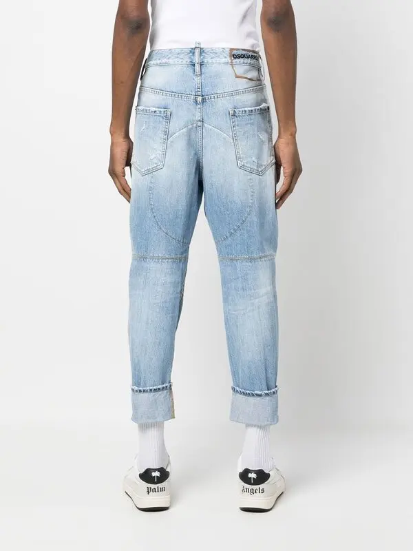 Dsquared2 Cropped Baggy-fit Jeans