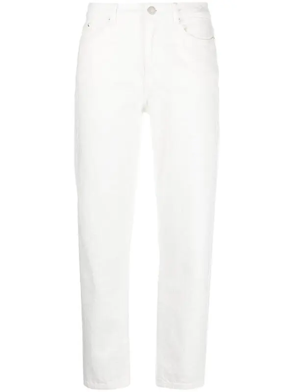 Karl Lagerfeld High-waisted Straight-leg Jeans