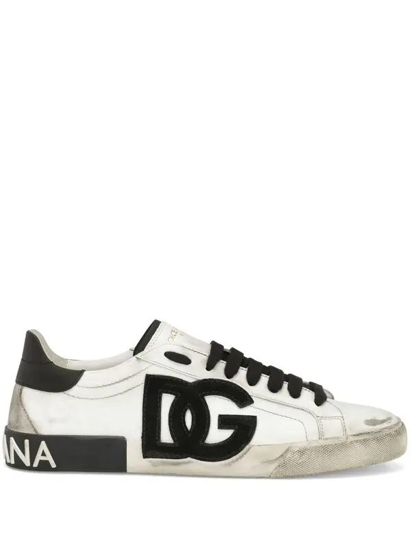 Dolce & Gabbana Portofino Low-top Sneakers - White