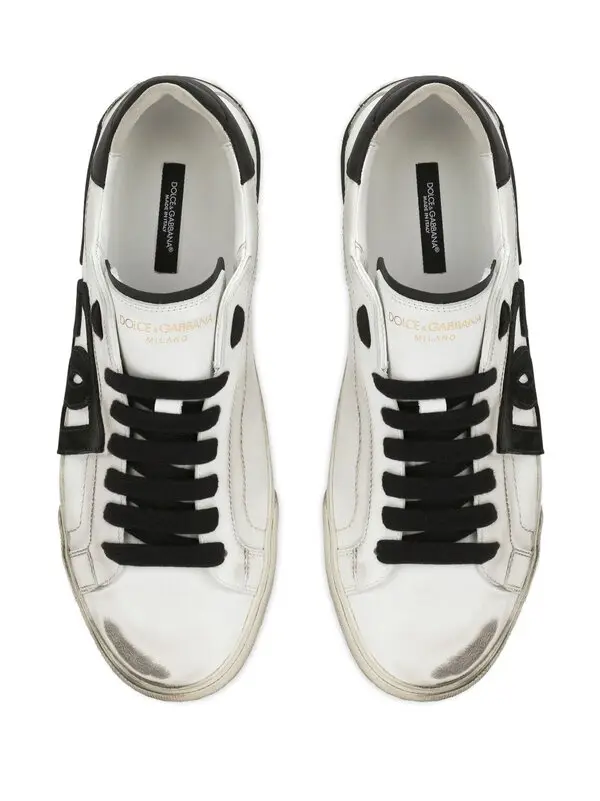 Dolce & Gabbana Portofino Low-top Sneakers - White