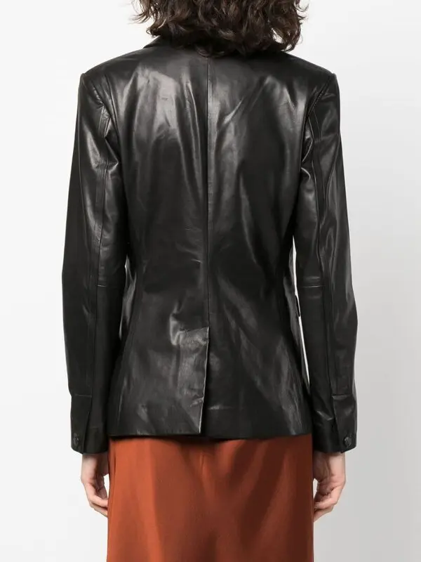Rag & Bone Charles Single-breasted Leather Blazer