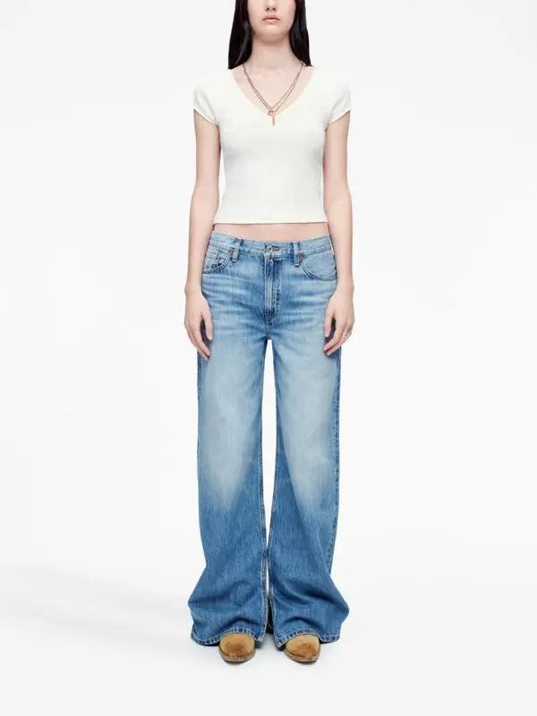 RE/DONE Low Rider Loose Jeans - Blue