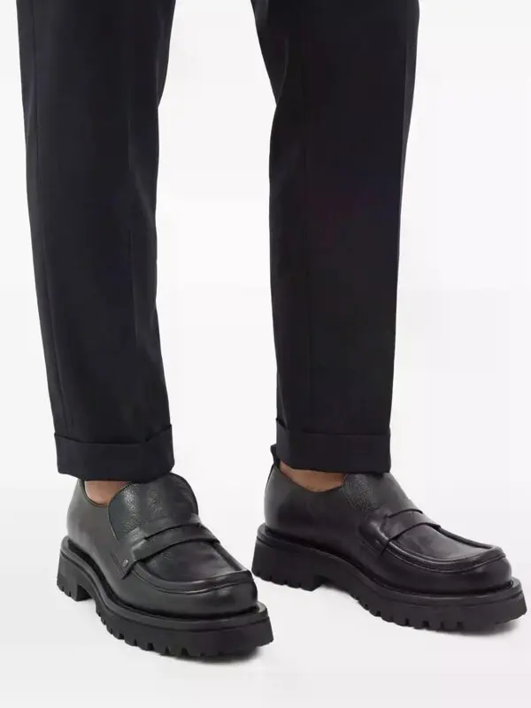 Moma Penny-slot Leather Loafers