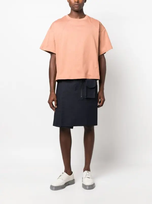STYLAND X Notrainproof Panelled Jersey T-shirt