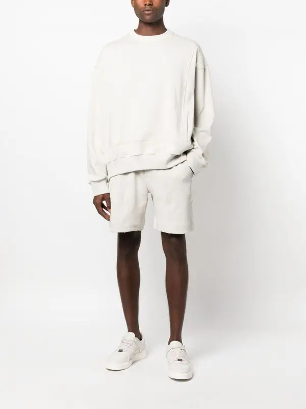 STYLAND X Notrainproof Panelled Cotton Sweatshirt