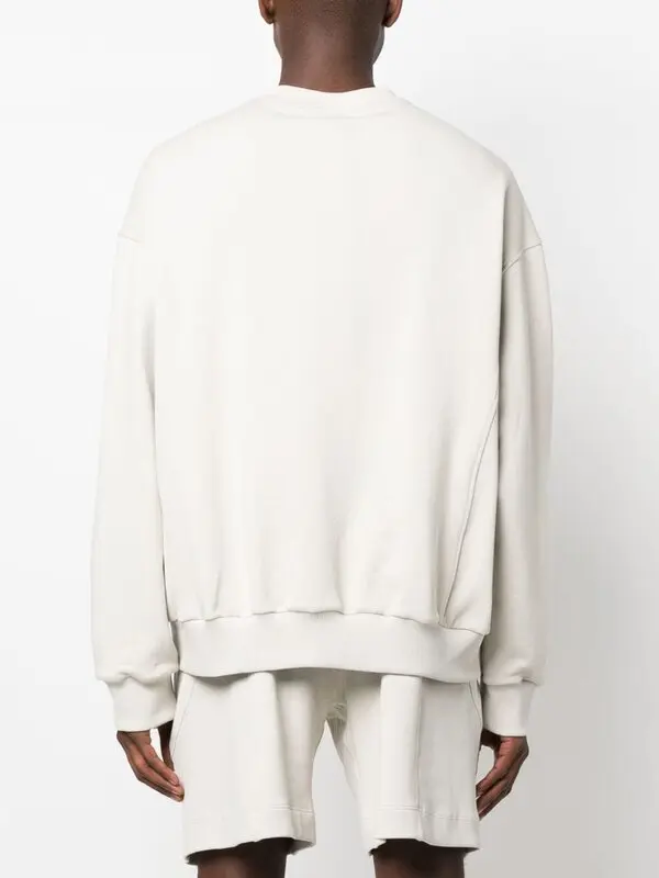 STYLAND X Notrainproof Panelled Cotton Sweatshirt