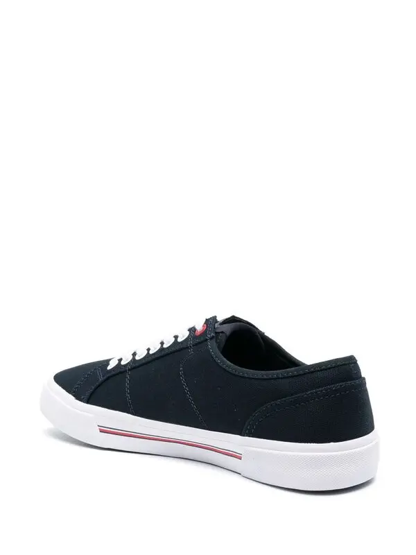 Tommy Hilfiger Signature-detail Low-top Sneakers - Blue