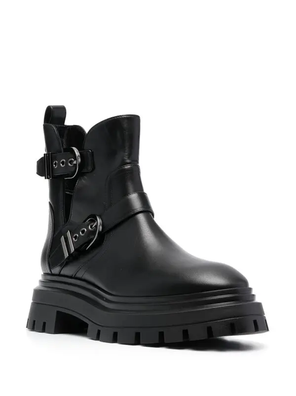 STUART WEITZMAN Buckle-fastening Ankle Boots - Black