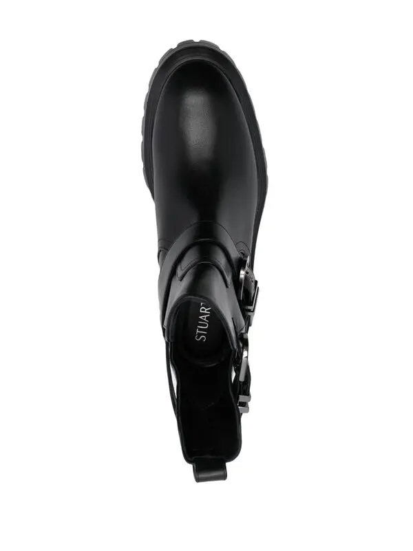 STUART WEITZMAN Buckle-fastening Ankle Boots - Black