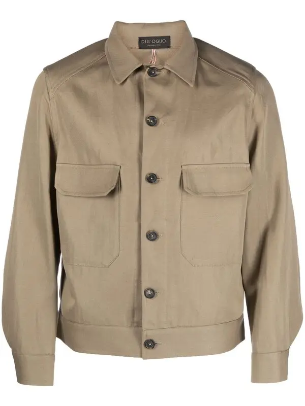 DELL'OGLIO Cotton Shirt Jacket