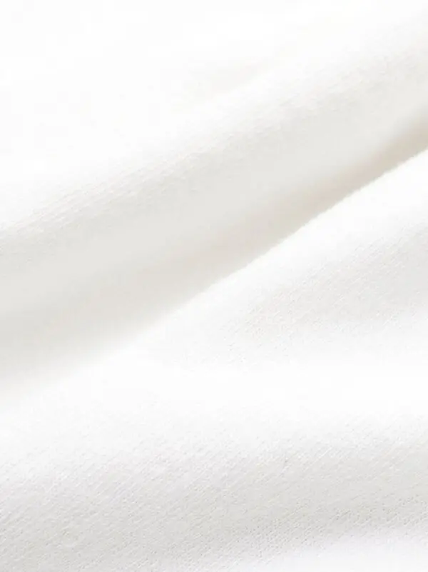 SPORTY & RICH Logo-print Zipped Cotton Jumper