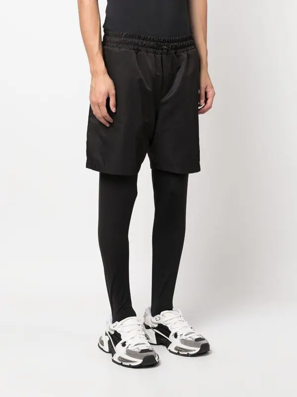 PLEIN SPORT Layered Running Shorts