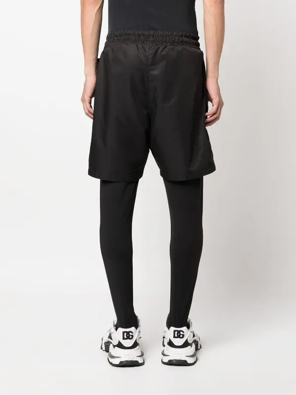 PLEIN SPORT Layered Running Shorts