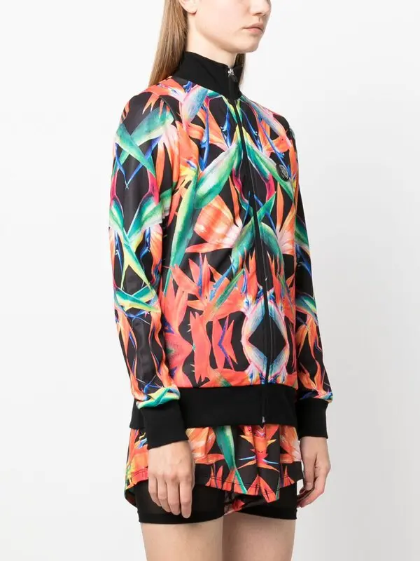 PLEIN SPORT Floral-print Panelled Tracksuit