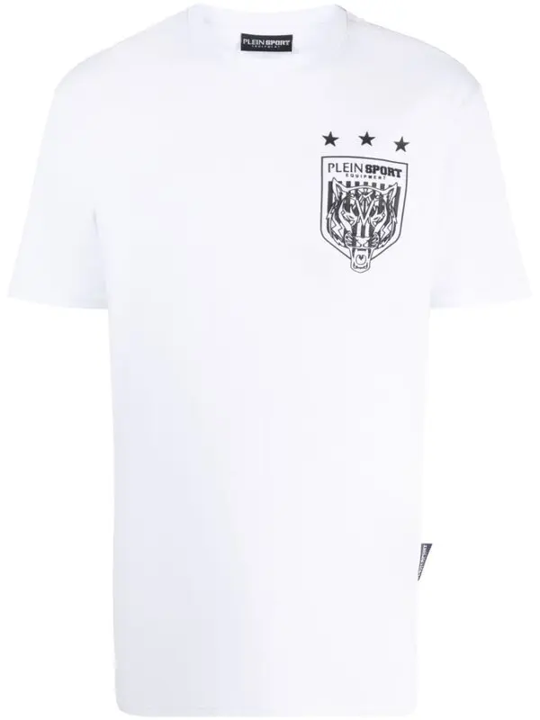 PLEIN SPORT Tiger Crest Edition T-shirt - White