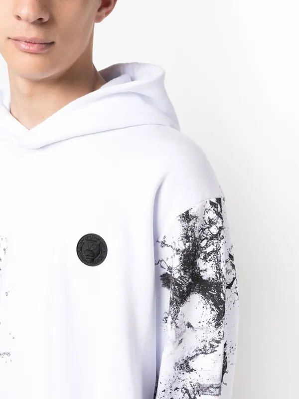 PLEIN SPORT Splash Extreme Cotton Hoodie - White